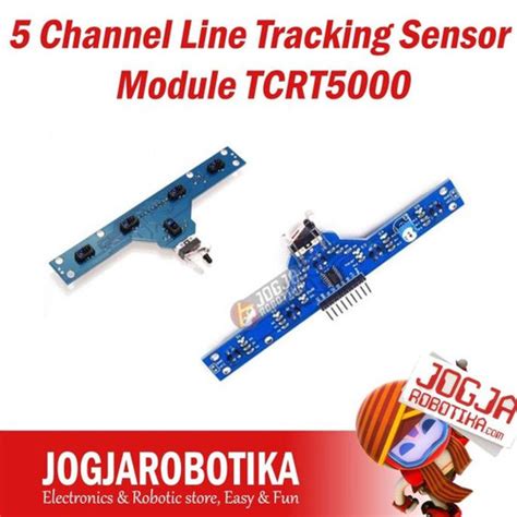 Jual 5 Channel Line Tracking Sensor Module TCRT5000 SKU JR Kab