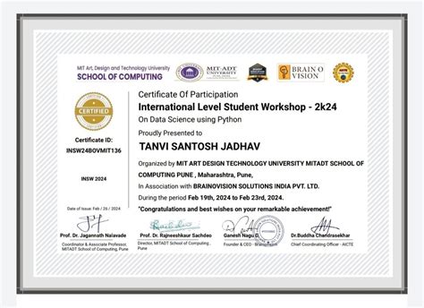 Brainovision2024 Workshop Certification Brainovisionsolutions