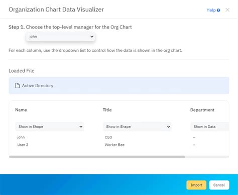 Generate Organizational Charts From Data Automatically Smartdraw Data Visualizers