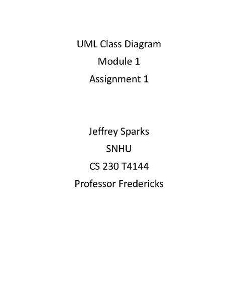 cs 230 project one milestone uml diagram text version if you use a