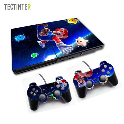 Mario Vinil Adesivo Cobrir A Pele Para Sony PS Console Controladores De Decalque Para