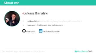 Dockerized Apps On Kubernetes PPT