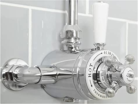 Milano Elizabeth Traditional Dual Exposed Thermostatic Mixer Shower