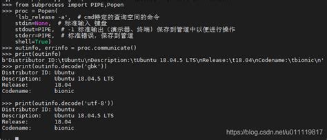 python调用系统命令的6种方法 python调用命令行 csdn博客