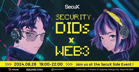 Secux Brings Security Dids And Web3 To Webx2024 Side Event Secux Announcement