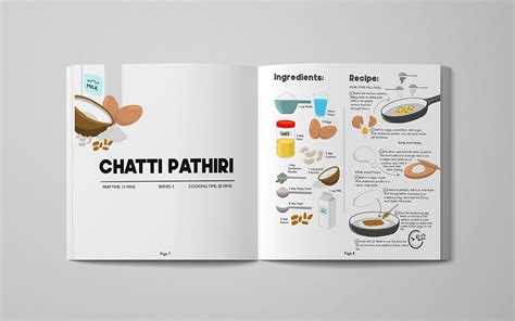 Infographic Cookbook Behance