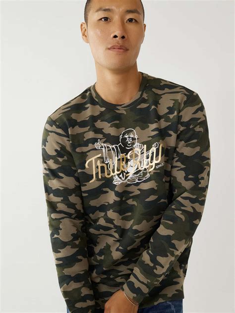 Camo Crewneck Sweatshirt
