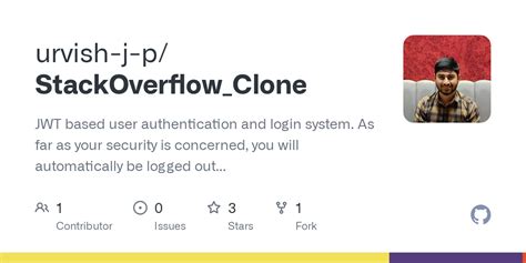Github Urvish J Pstackoverflowclone Having All The Features Of Stack Overflow Additionally