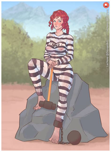 Rule 34 Blush Bondage Breasts Chains Female Female Focus Female Only