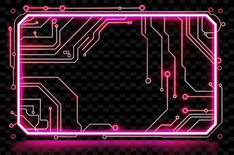 Premium PSD Circuit Board Signboard With A Rectangular Board Tech