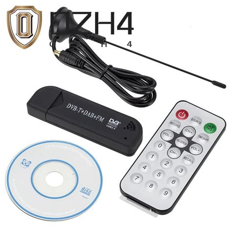 ( F E) Высококачественный USB2.0 цифровой DVB-T SDR++FM ТВ-тюнер ...