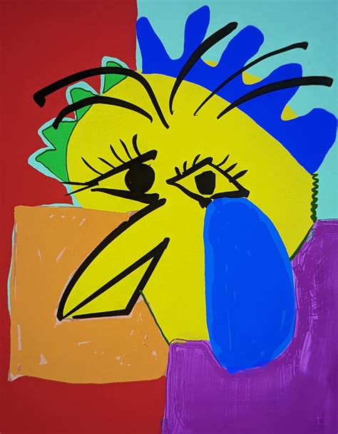 If Picasso Met Big Bird Mama Cormier
