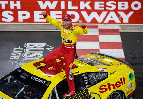 NASCAR News Logano Wins All Star Race At North Wilkesboro