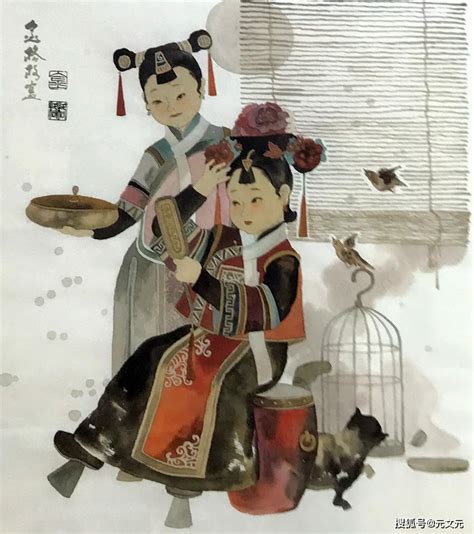 金格格画 金格格的画 金格格画家 大山谷图库
