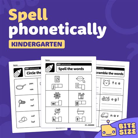 Spell Phonetically Worksheets And Activities Kindergarten Cvc Words And