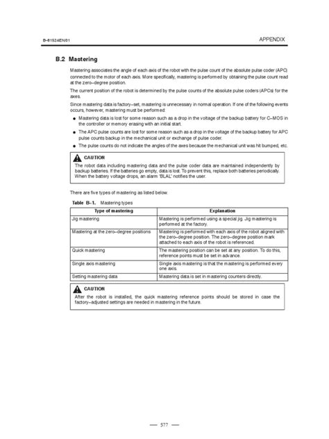 An Overview Of Robot Arm Calibration And Mastering Procedures Pdf