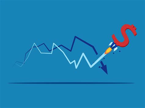 Fight The Crisis Profit Graph Beats Cost Graph Vector 41149594 Vector
