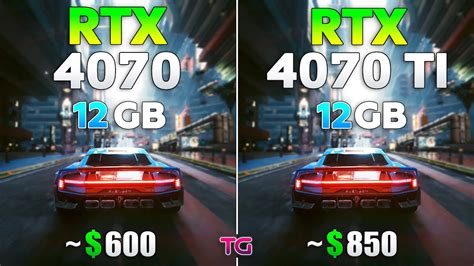 RTX 4070 Vs RTX 4070 Ti Test In 10 Games YouTube