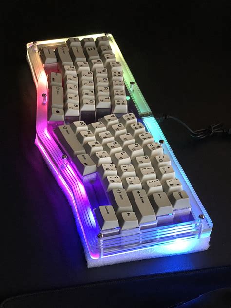Custom Stacked Acrylic Alice Keyboard Price Lowered Computers Tech Parts Accessories