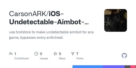GitHub CarsonARK IOS Undetectable Aimbot PUBG Use Trollstore To Make