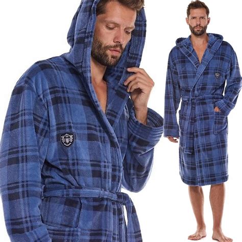 Ciep Y Szlafrok M Ski Z Kapturem L L Maxi Navy L Cena Opinie Szlafroki