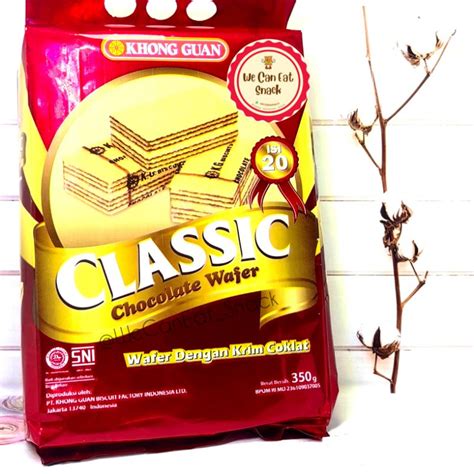 Jual Khong Guan Classic Wafer Chocolate 350gr Shopee Indonesia