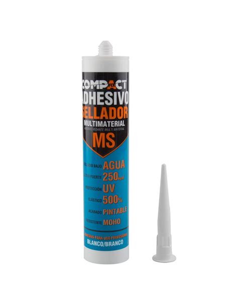 Adhesivo Sellador Ms Compact Blanco