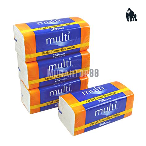 Jual Tissue Multi 2 Ply Isi 260 Sheets Tisu Wajah Facial Tissue 260s