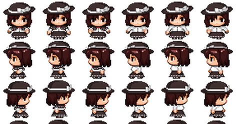 東方 宇佐見蓮子 Rpgツクールmv用歩行グラフィック スペキュラム合金のイラスト Pixiv