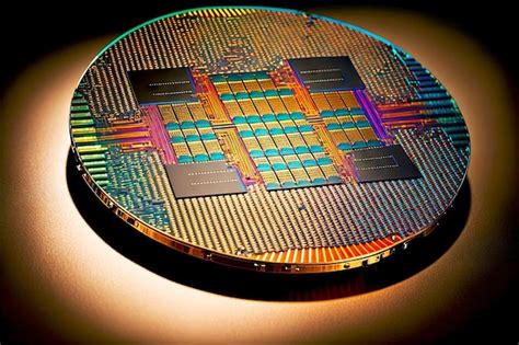 Premium Photo High Technology Compng Processor Wafer Semiconductor