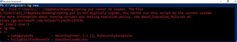 Resolved: PowerShell execution of scripts is disabled on this system | TheCodeBuzz