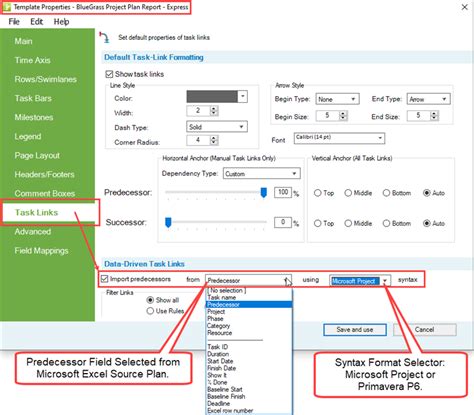 Data Driven Task Links For Onepager Express For Version 70 Onepager