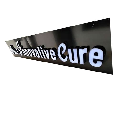 Rectangular Led Acrylic Glow Sign Board For Advertising At Rs 500sq