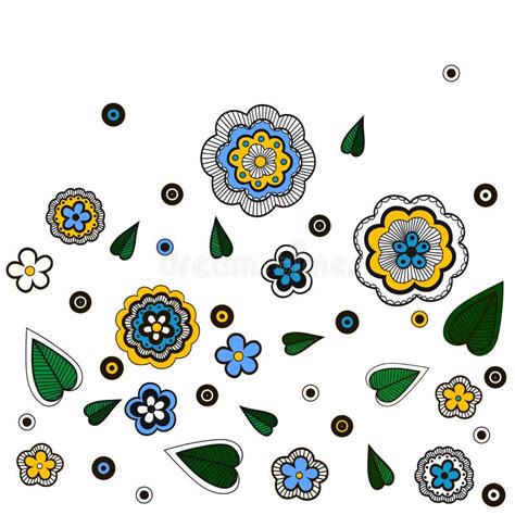 Cute Floral Pattern In The Small Flower Stock Vector Illustration Of