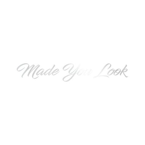Made You Look Sticker Decal Die Cut Self Adhesive Vinyl