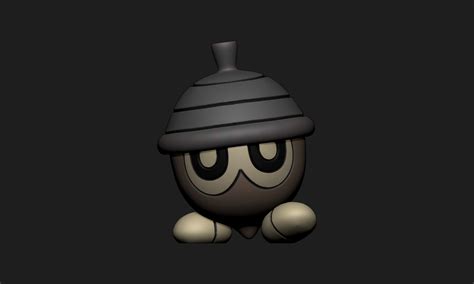 Stl File Pokemon Seedot With 2 Different Poses・3d Printer Design To