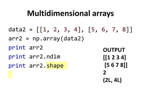 Numpy Numerical Python Ppt Download