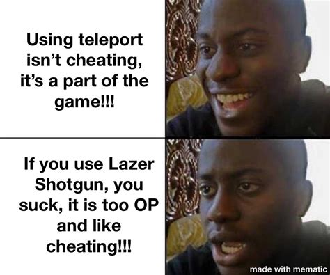 the duality of sweaty teleport players r recroom