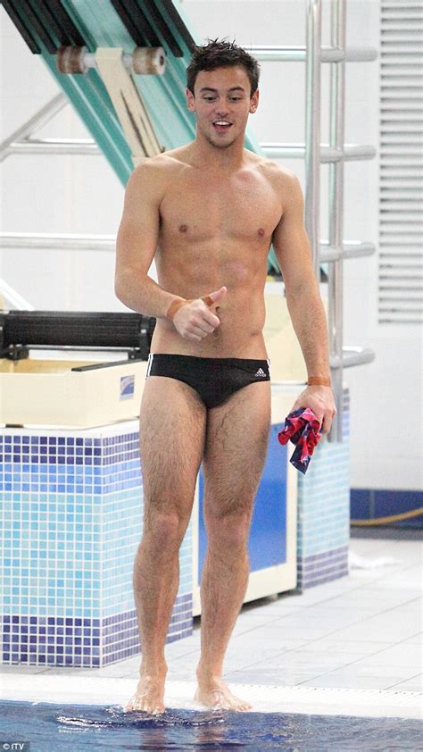 Towie Hunk Dan Osborne Shows Off His Rippling Muscles As He Dives Into