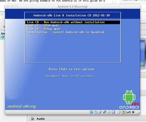 Android OS On PC Or Mac Run Using VirtualBox Or VMWare Fusion
