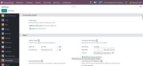 How To Configure Taxes With Odoo 16 Accounting App
