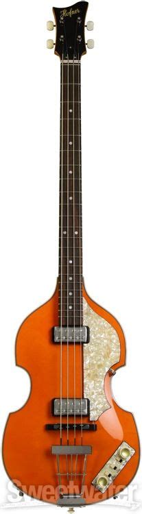 Hofner 62 Custom Shop Violin Bass Sweetwater Custom Orange Guitar