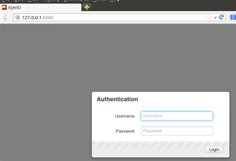How To Install Ajenti Similar To Webmin On Ubuntu 13 04 Server