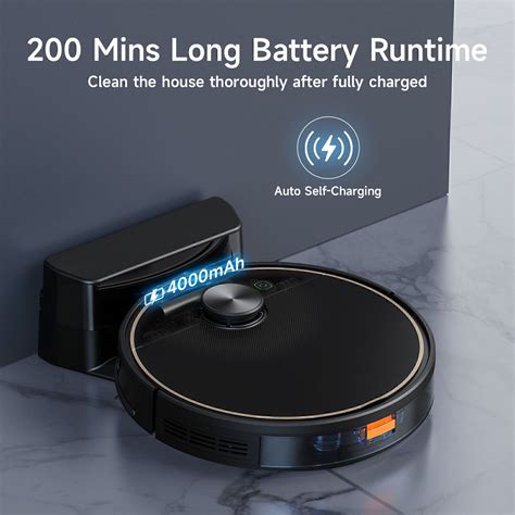 Buy Wholesale China Lidar Robot Vacuum And Mop Combo 4500pa Suction