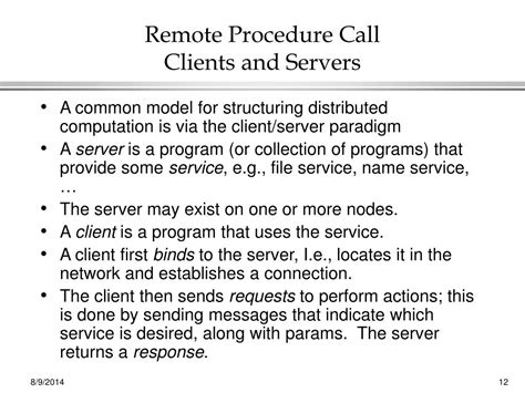 Ppt Distributed Systems Rpc And Review Powerpoint Presentation Free Download Id 3092557