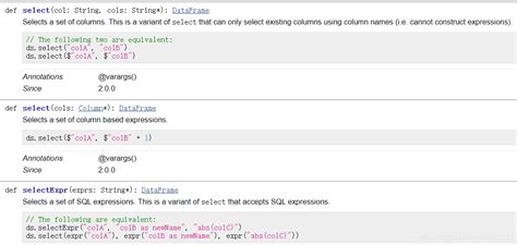 Spark Dataframe学习二——select、selectexpr函数 Csdn博客