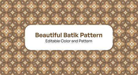 Premium Vector Editable Seamless Modern Base Batik With Various Color And Pattern Vector For