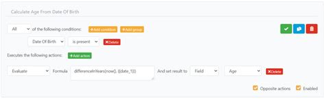 How To Calculate Age From Date Of Birth Easy Forms Support