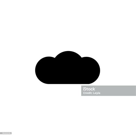 雲圖示向量簡單平面符號白色背景上完美的黑色象形圖插圖向量圖形及更多互聯網圖片 互聯網 商務 圖示 Istock