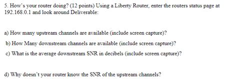 Solved 5 Hows Your Router Doing 12 Points Using A Chegg Com